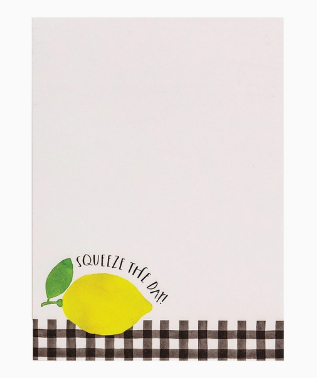 Squeeze the Day Mini Notepad – The Candle Barn Company